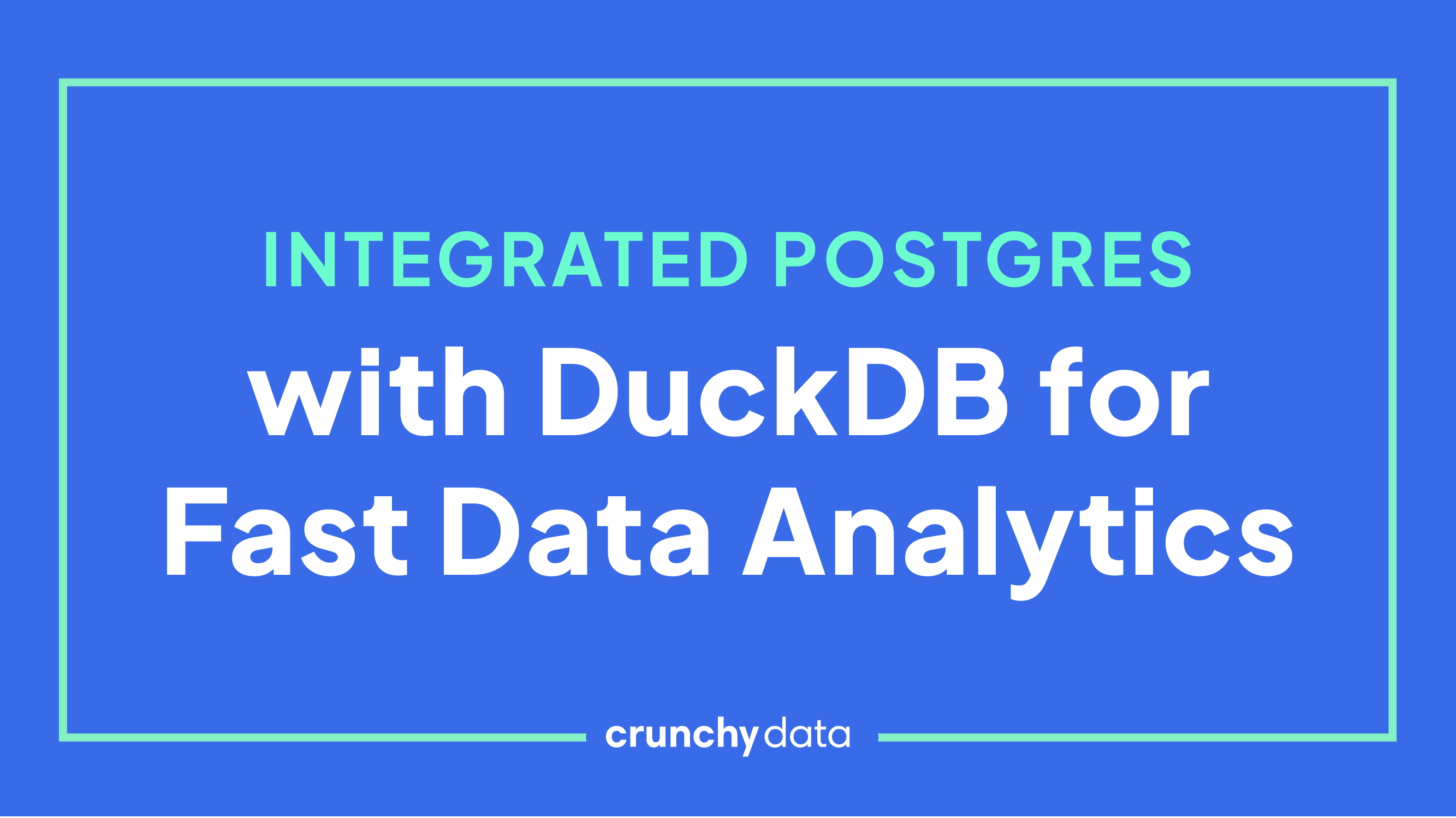 Power Of Duckdb Without Leaving Postgres Crunchy Data 3242